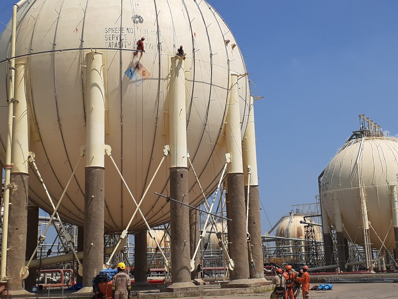 Sphere Tank Inspection | Global Remote Integrated Access Solutions